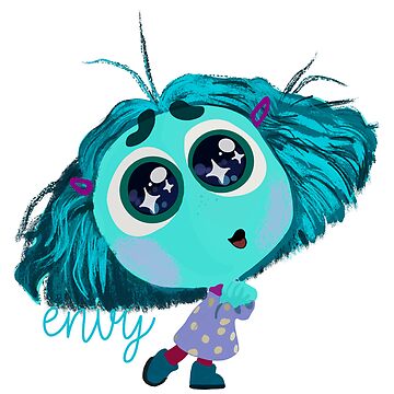 "envy inside out 2 sticker " Sticker for Sale by raeschro | Redbubble