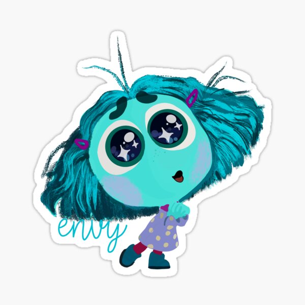 "envy inside out 2 sticker " Sticker for Sale by raeschro | Redbubble