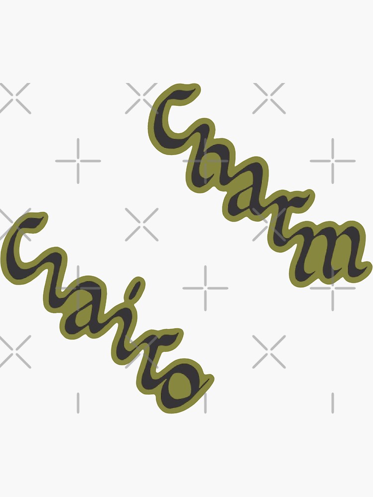 "Clairo Charm Album Type Script" Sticker for Sale by Catpuss | Redbubble