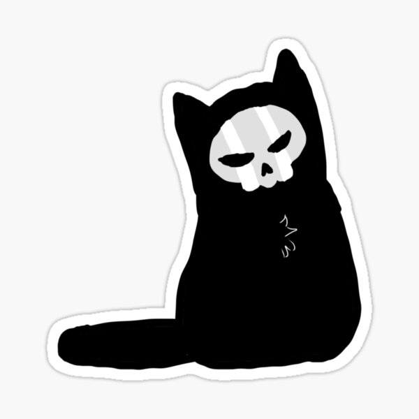 "Simon Ghost Riley kitty" Sticker for Sale by h7rlie | Redbubble