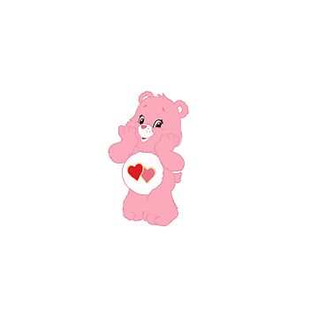 "Pink bear" Sticker for Sale by Bailey-Rose1 | Redbubble