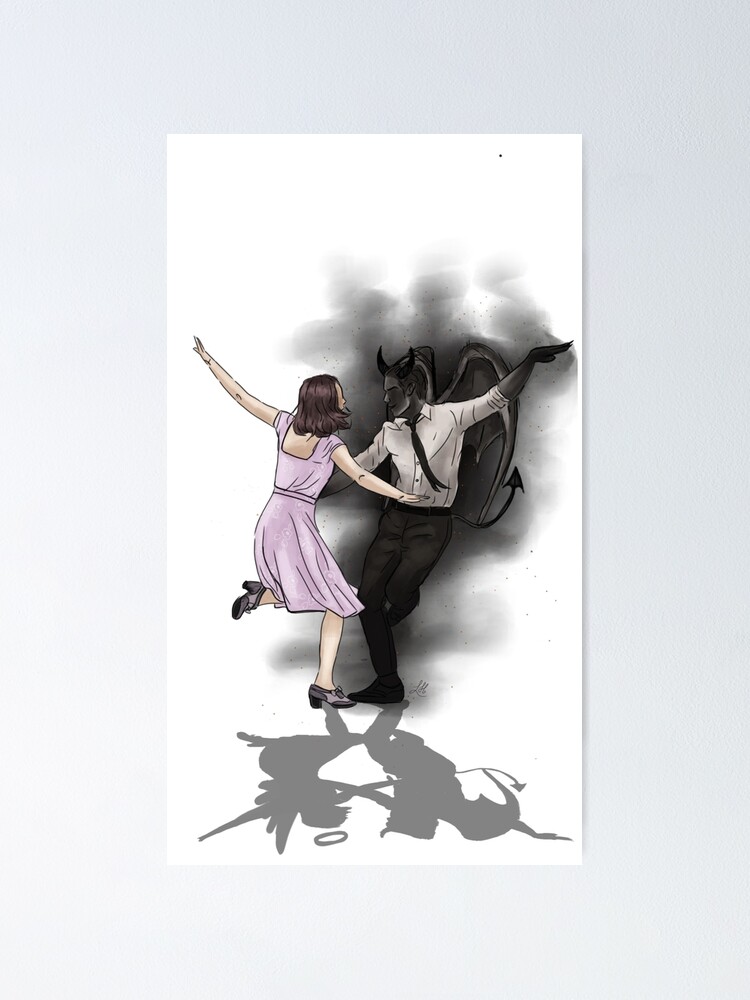 "Dancing with the Devil" Poster for Sale by Lindamaria | Redbubble