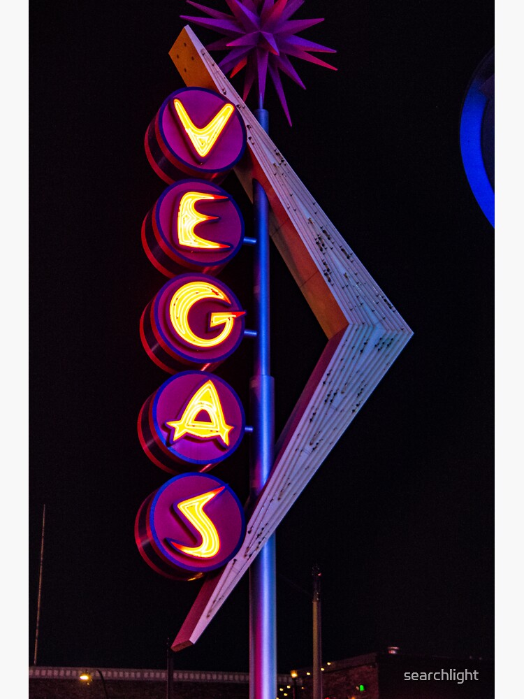"Neon Vegas" Sticker for Sale by searchlight | Redbubble