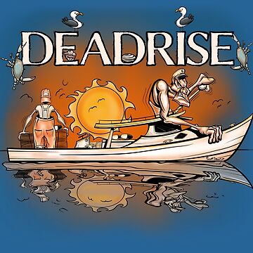 "Chesapeake Bay Deadrise workboat " Sticker for Sale by Scottdowell ...
