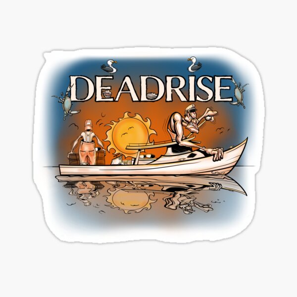 "Chesapeake Bay Deadrise workboat " Sticker for Sale by Scottdowell ...