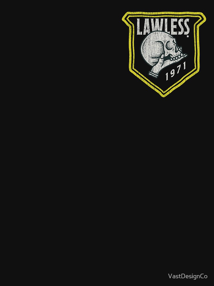 "Lawless Brand Apparel " T-shirt for Sale by VastDesignCo | Redbubble ...