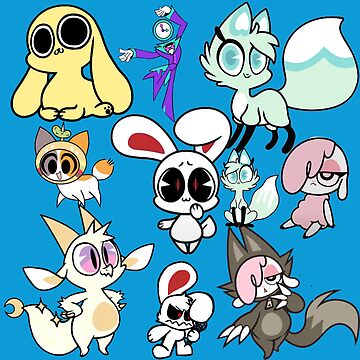 Pegatina for Sale con la obra «??pollo? nuggit?chikn? nuggit?chikn? nuggit?chikn? nuggit?chikn ...