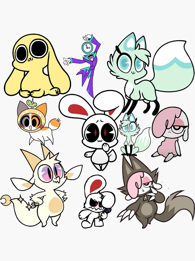 Pegatina for Sale con la obra «??pollo? nuggit?chikn? nuggit?chikn? nuggit?chikn? nuggit?chikn ...