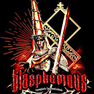 "PENITENT ONE BLASPHEMOUS" Sticker for Sale by Yze-Store | Redbubble