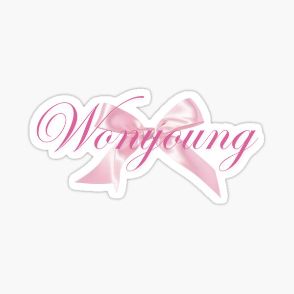 "Wonyoung" Sticker for Sale by cherry-girl | Redbubble