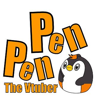 "PenPen The Vtuber Logo" Sticker for Sale by PennyPenArt | Redbubble