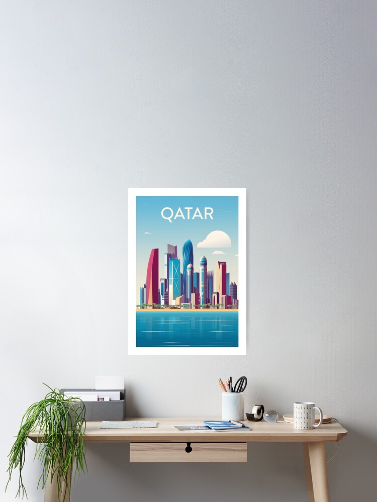 "QATAR" Poster for Sale by MarkedArtPrints | Redbubble