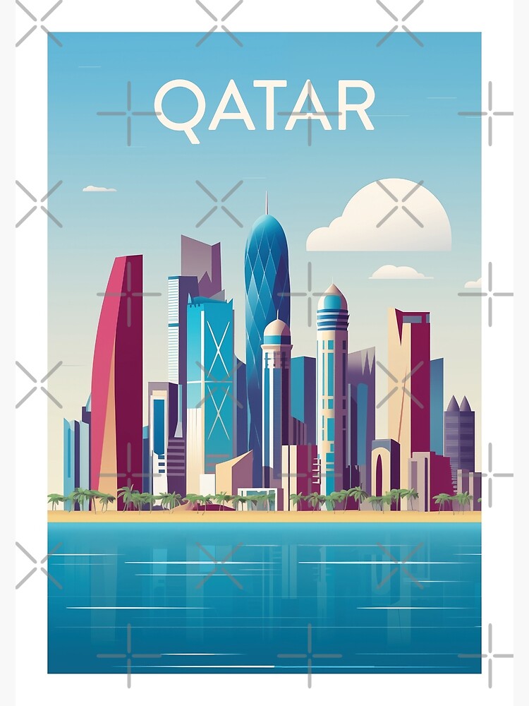 "QATAR" Poster for Sale by MarkedArtPrints | Redbubble