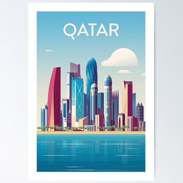 "QATAR" Poster for Sale by MarkedArtPrints | Redbubble