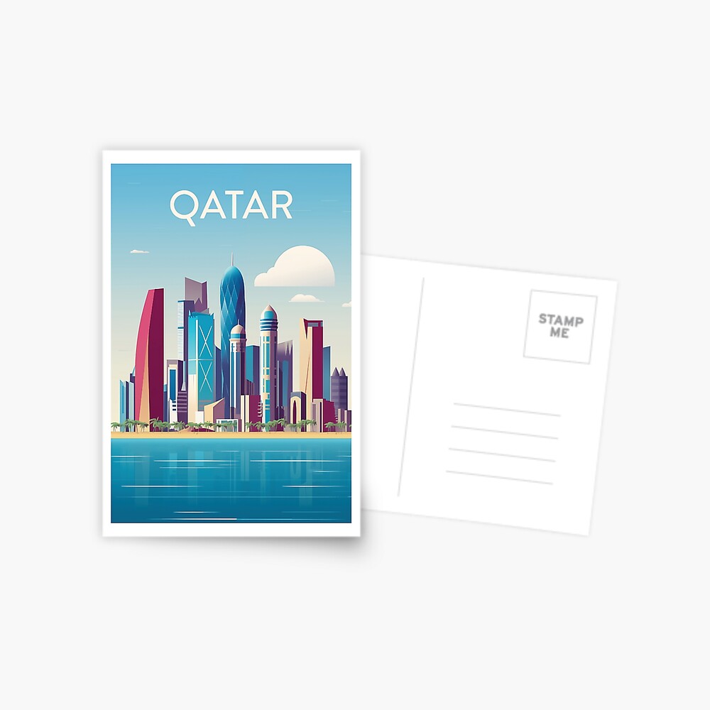 "QATAR" Poster for Sale by MarkedArtPrints | Redbubble