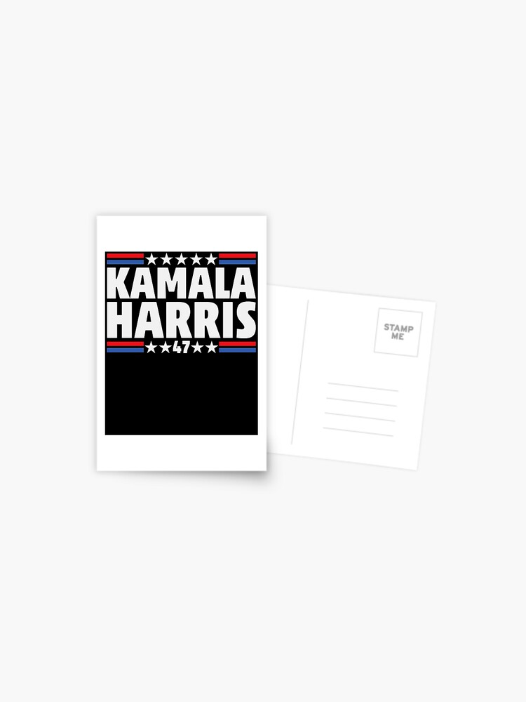 Postal for Sale con la obra «Kamala Harris 47 - Campaña presidencial ...