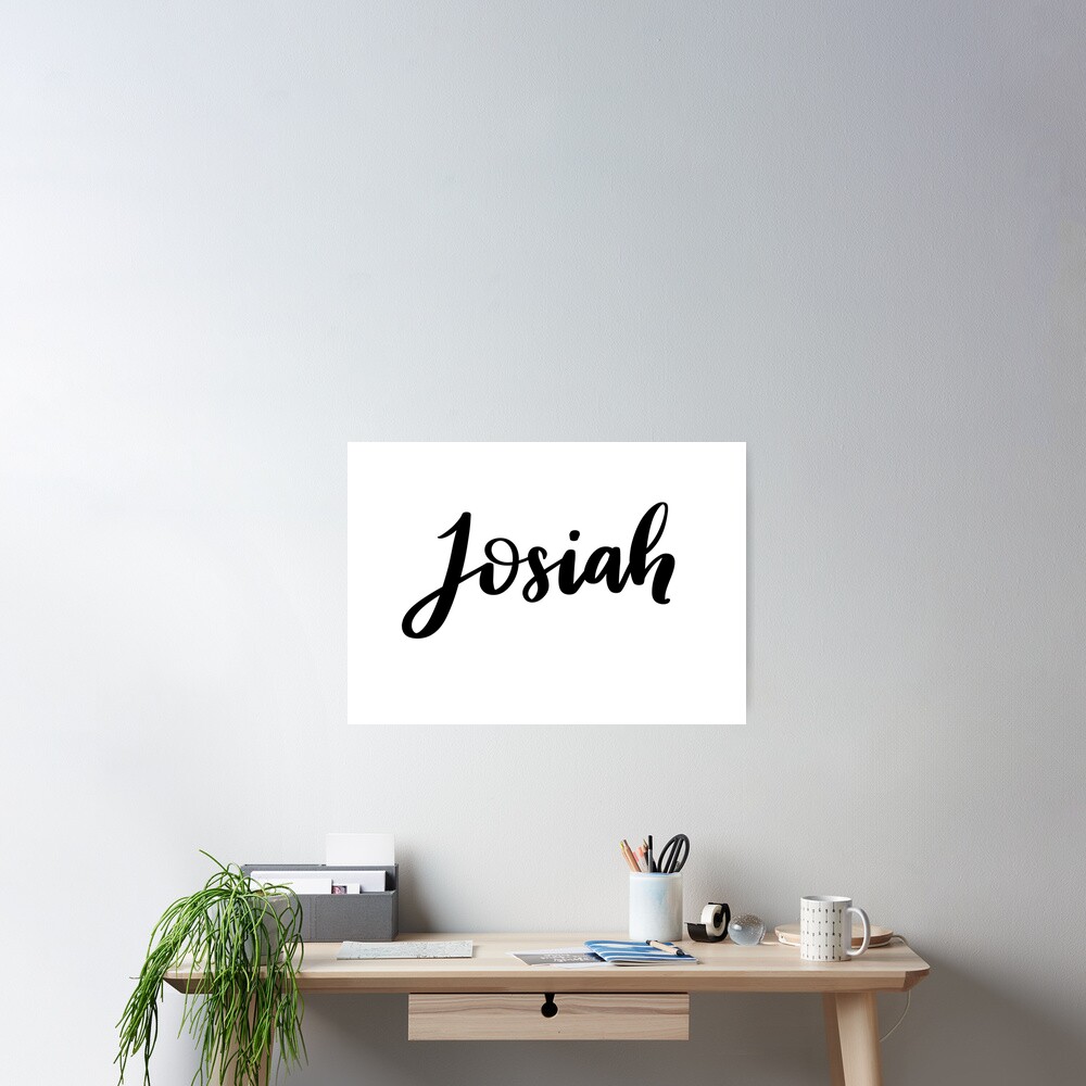 "Josiah " Poster by ellietography | Redbubble