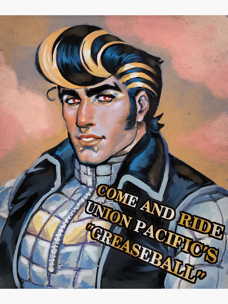 "Starlight Express Greaseball OLC style Portrait" Sticker for Sale by ...