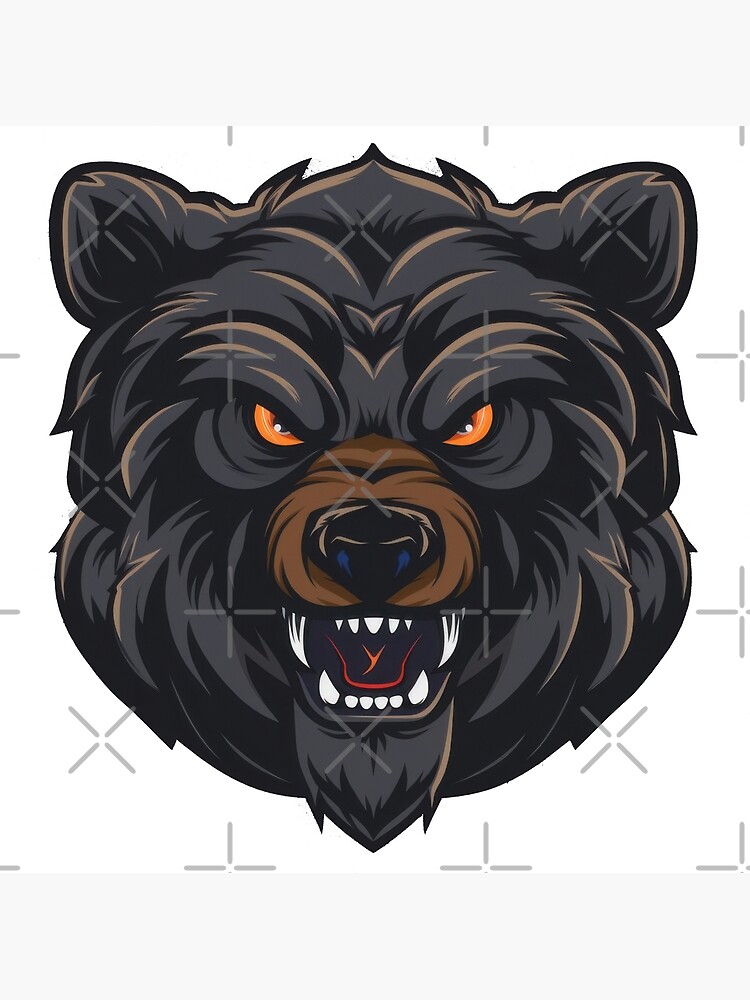 Caricatura De Oso Bebé Enojado