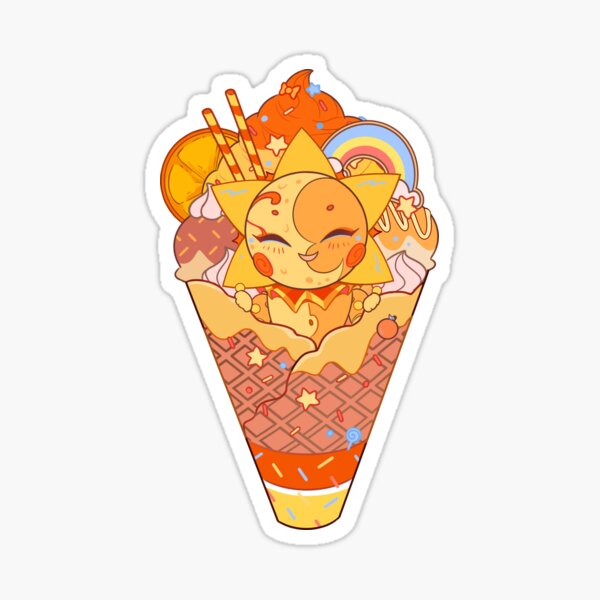 "Sundrop Crepe" Sticker for Sale by Officially-ollo | Redbubble