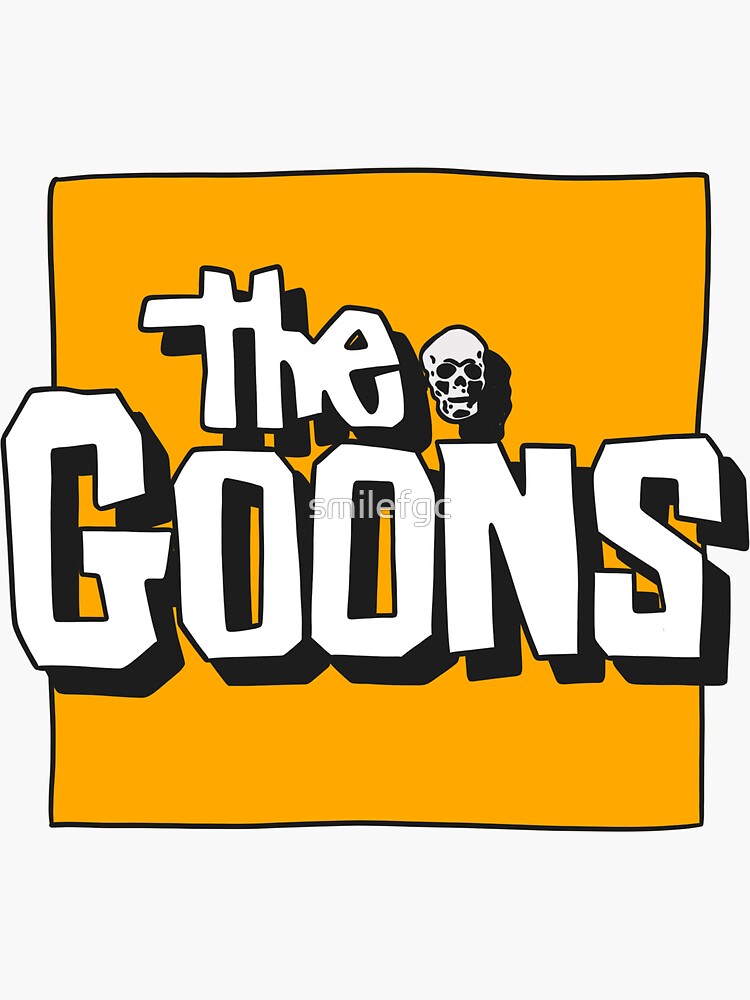"THE GOONS - Logo Alternate" Sticker for Sale by smilefgc | Redbubble