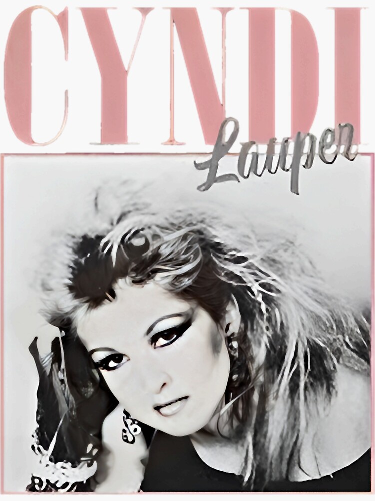 "cyndi lauper" Sticker for Sale by DelidAtory | Redbubble