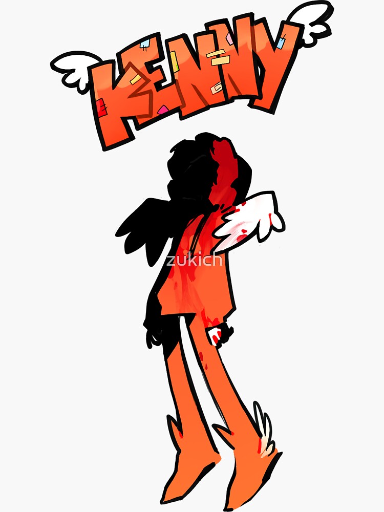 "Kenny" Sticker for Sale by zukich | Redbubble