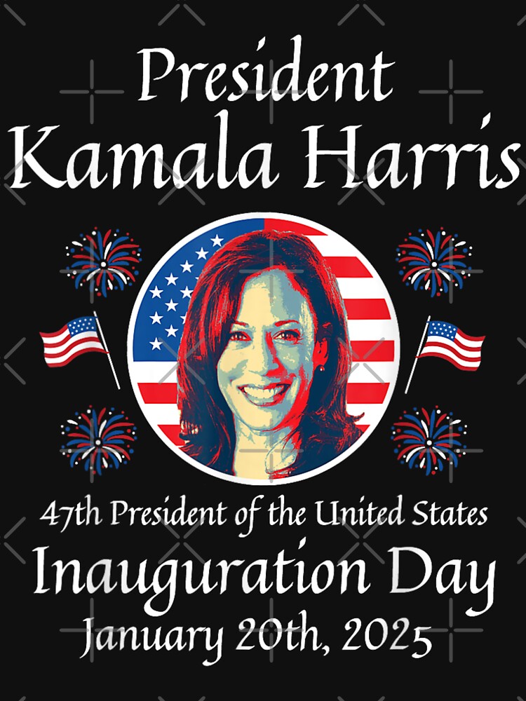 "President Kamala Harris Inauguration 2025 Memorabilia" Essential T ...