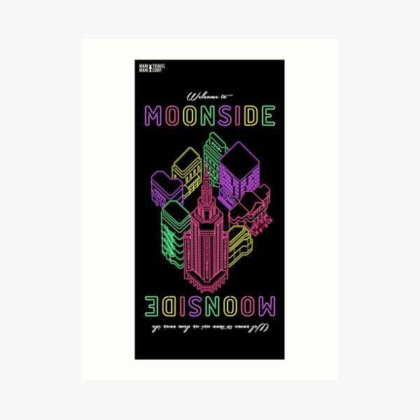 "Welcome to Moonside" Art Print for Sale by OldHermit | Redbubble