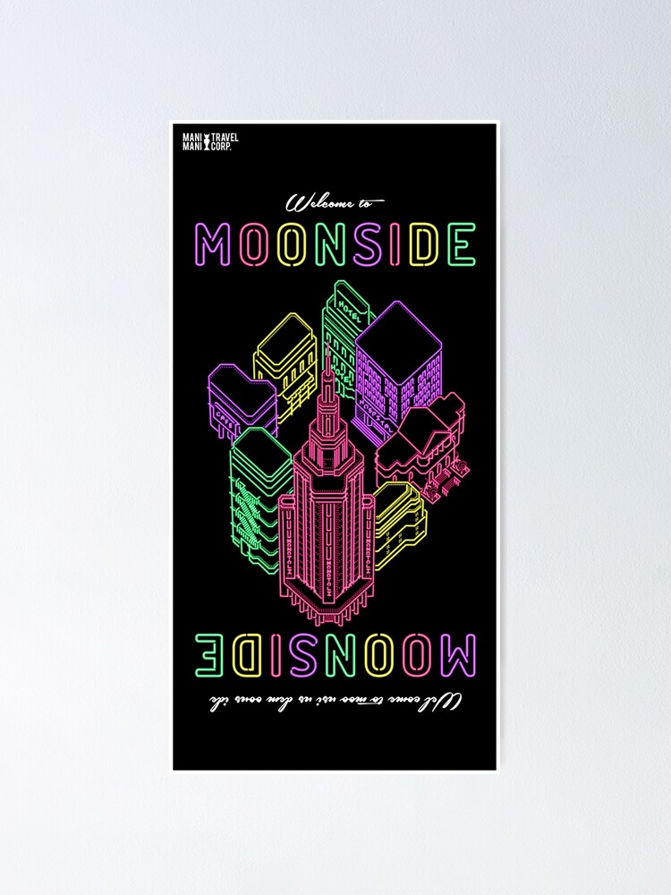 "Welcome to Moonside" Poster for Sale by OldHermit | Redbubble