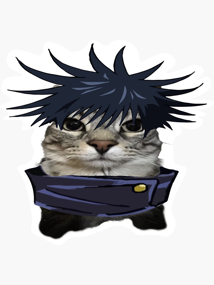 "Anime Kaisen Character Cats Megumi" Sticker for Sale by Dob-Dob ...