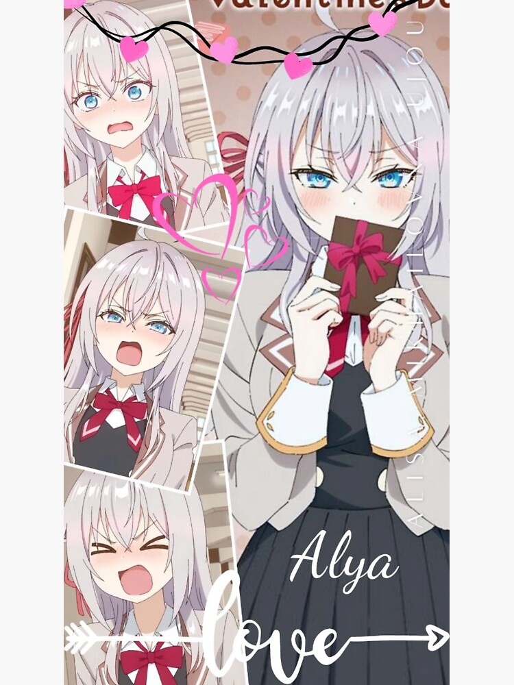"Alya - Alya Sometimes Hides Her Feelings in Russian" Sticker for Sale ...