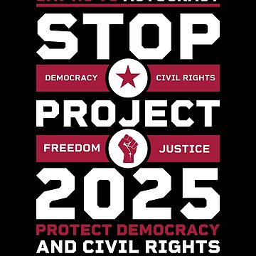 "Stop Project 2025 Trump's Project Anti-Trump" Sticker for Sale by ...