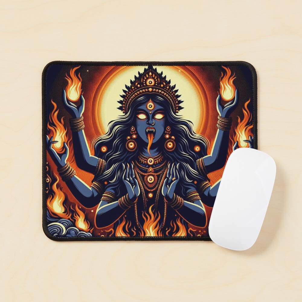 "Kali Ma: Dancing in Flames" Sticker for Sale by smanoj11 | Redbubble