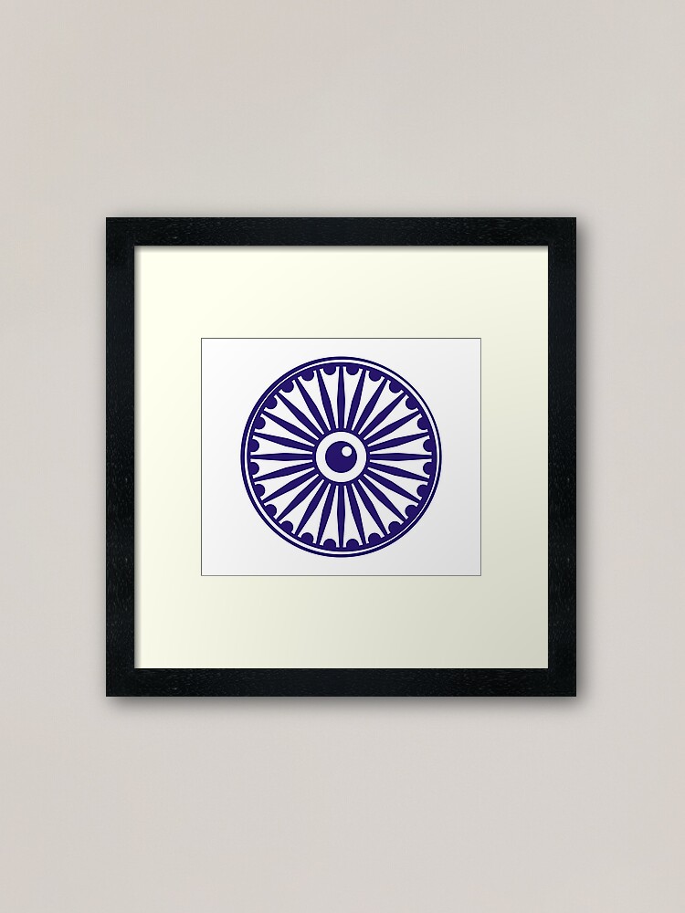"Ashoka Chakra, India" Framed Art Print for Sale by AravindTeki | Redbubble