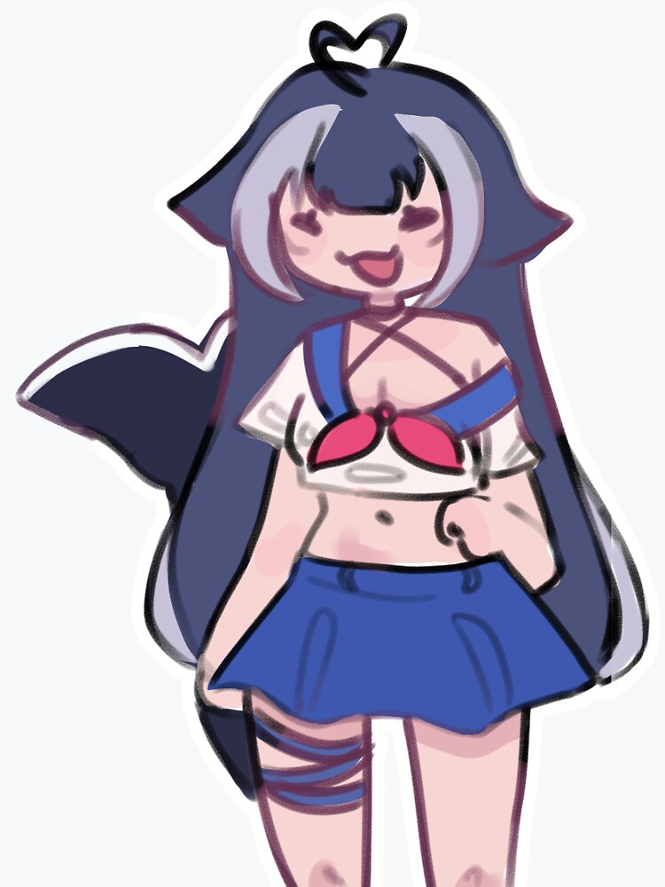 "Shylily sticker vtuber" Sticker for Sale by Kisakat- | Redbubble