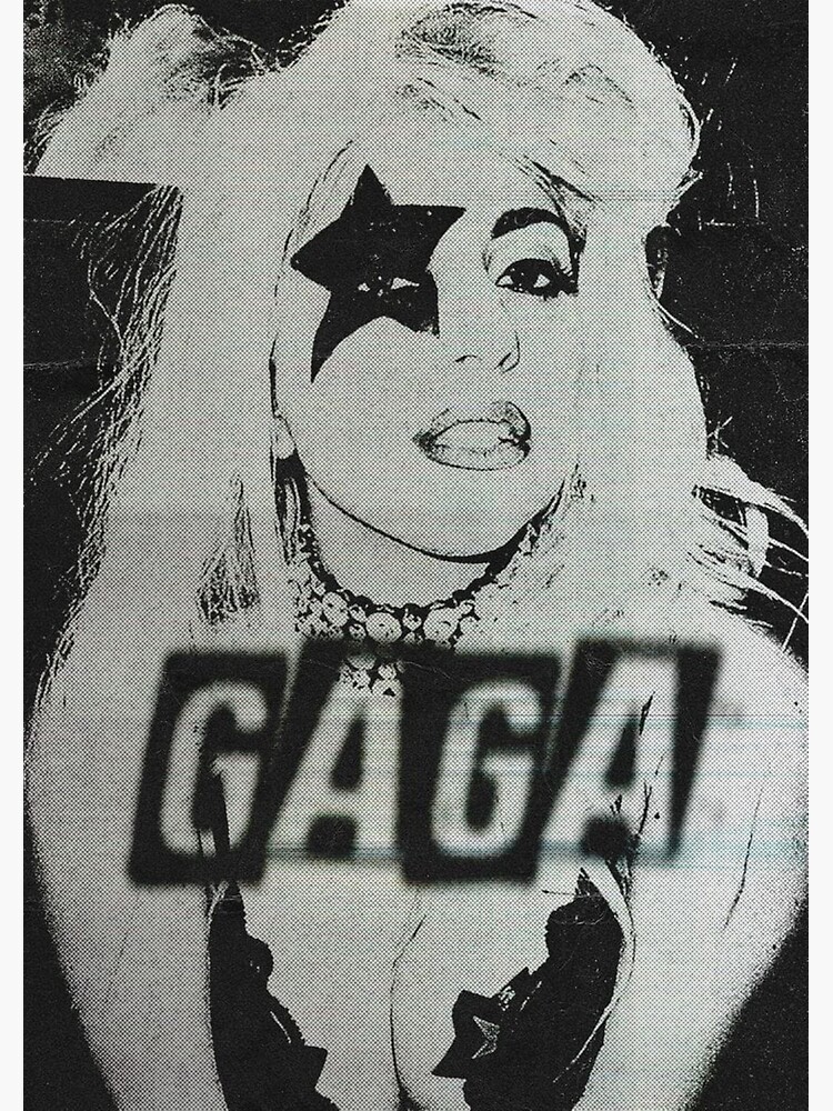 "Lady Gaga Poster" Sticker by eugebuitron | Redbubble