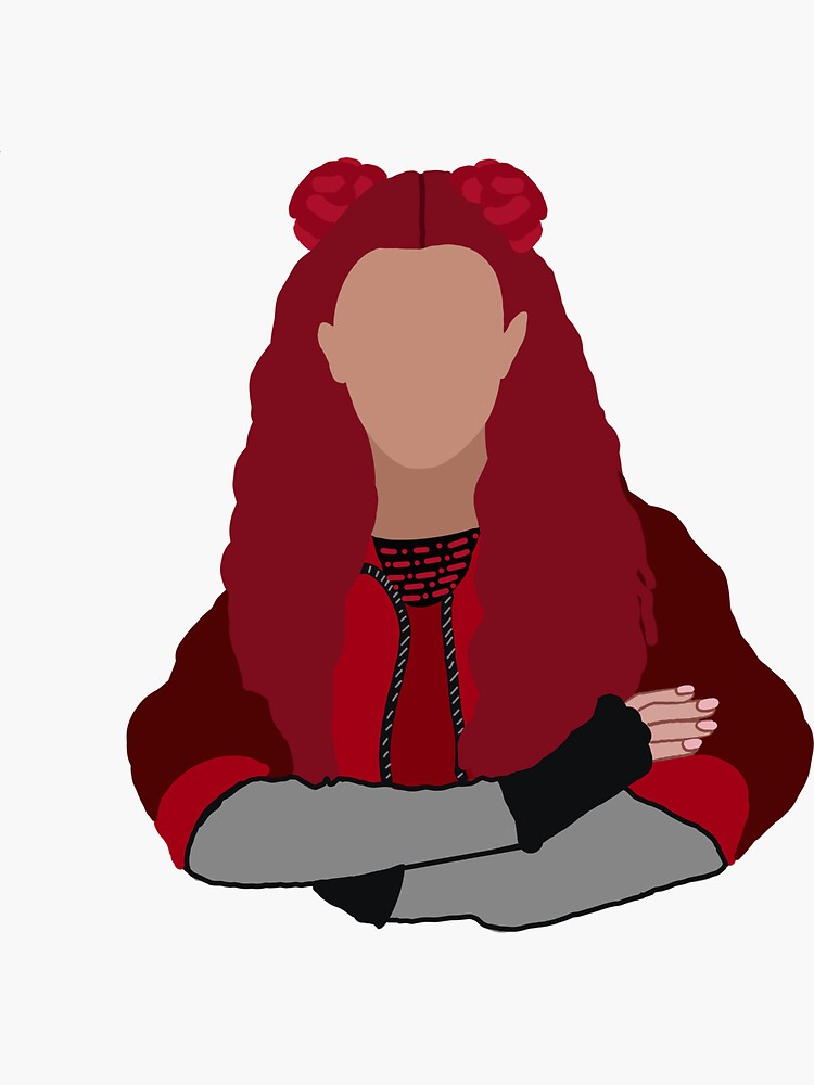 "Descendants 4 Rise of red " Sticker for Sale by xoxodesignsxoxo ...