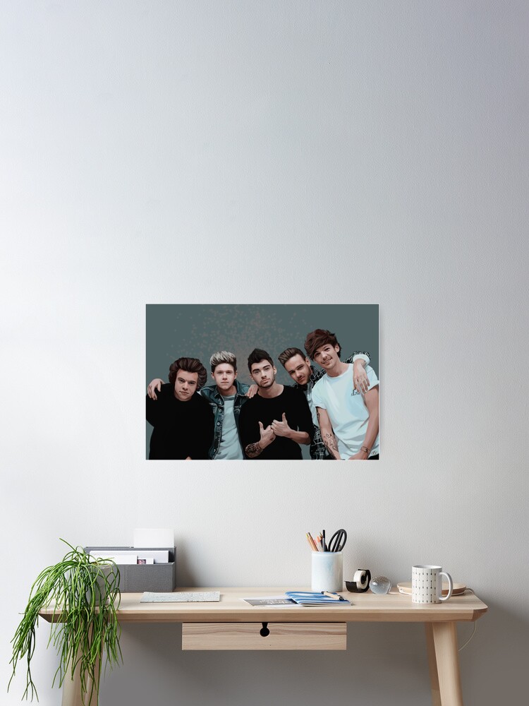 "1D Anniversary " Poster for Sale by PaintedWithLove | Redbubble