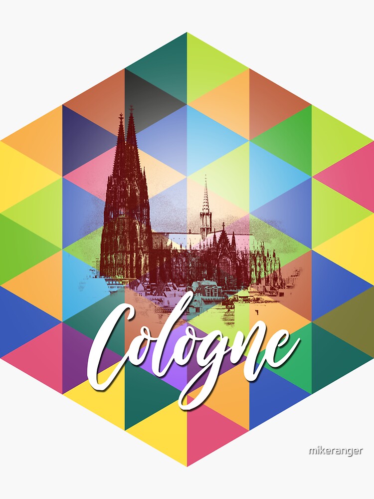 "Cologne Cathedral Collage" Sticker for Sale by mikeranger | Redbubble