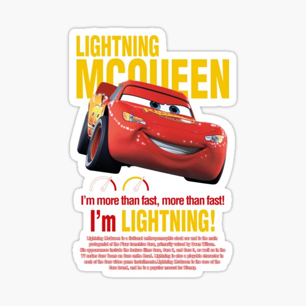 "Lightning Mcqueen" Sticker for Sale by mimobear | Redbubble
