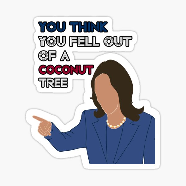 "KAMALA- COCONUT TREE" Sticker for Sale by InNeRoDa | Redbubble