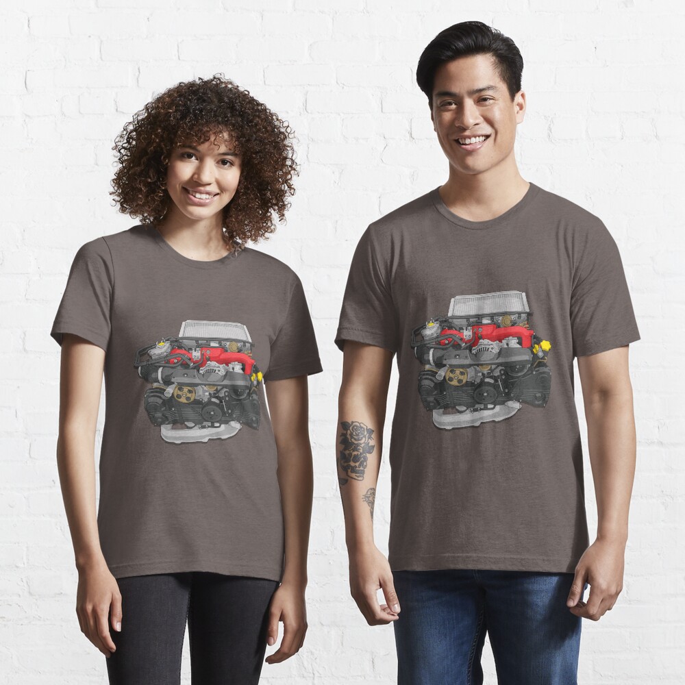"EJ20 Engine sticker" T-shirt for Sale by ArtyMotive | Redbubble ...