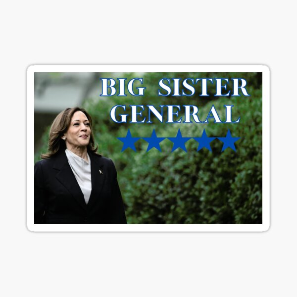 "Big Sister General" Sticker for Sale by madilafemina | Redbubble