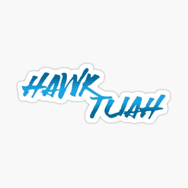 "Hawk Tuah 2024 Viral" Sticker for Sale by KoumlisArt | Redbubble