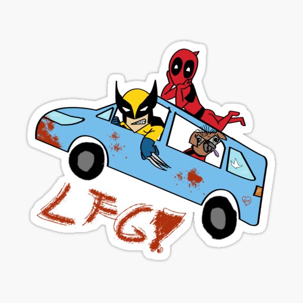 "LFG" Sticker for Sale by SunnyDesigns65 | Redbubble