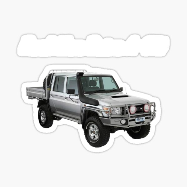 "Real Men Drive A 4x4" Sticker for Sale by Jimmystuff | Redbubble
