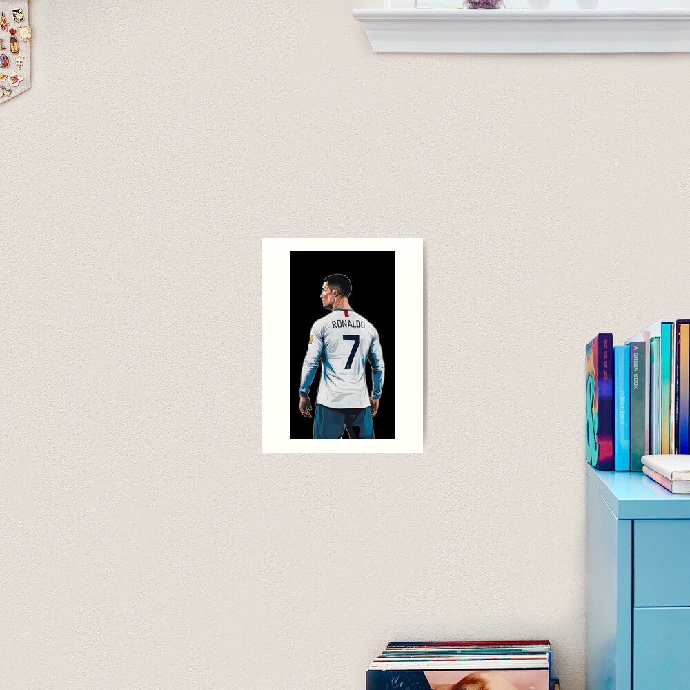 "Christiano Ronaldo back pose in vector" Poster for Sale by acidpro ...