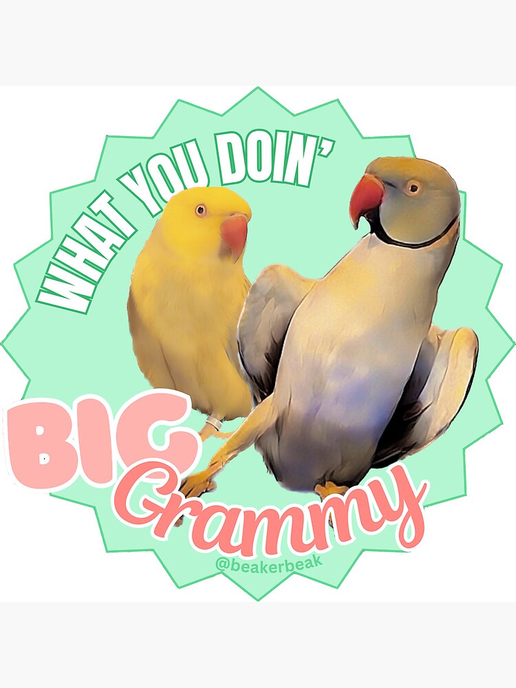 "Big Grammy!" Greeting Card for Sale by BeakerBeak | Redbubble
