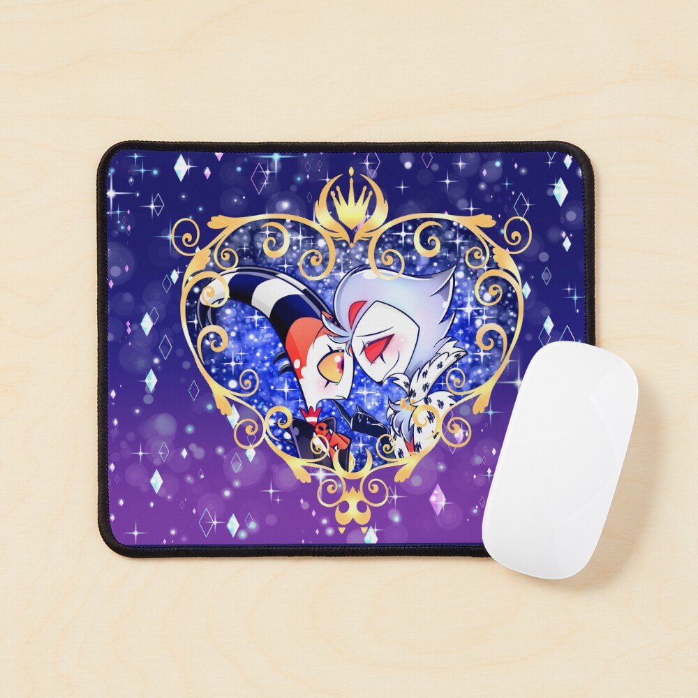 "Helluva Boss Stolas and Blitzo Heart Frame" Throw Blanket for Sale by ...